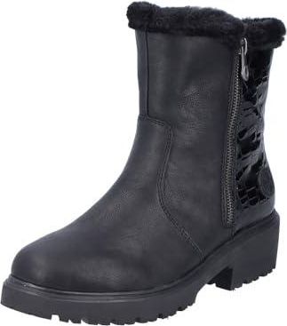 Rieker Femme 76061 Bottine, Noir, 38 EU Large