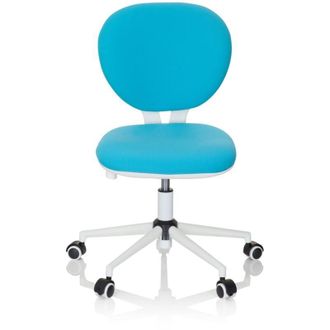 hjh OFFICE [NEUWERTIG] Hjh Office 3 Kinderstuhl Kinderschreibtischstuhl Kid Vivo Stoff T&uuml;rkis Stuhl857 B-Ware