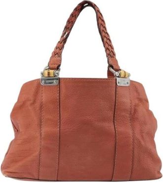 Gucci Sac &agrave; main vintage en cuir Pre-owned - Femme - Pre-owned - Rose - Taille: ONE Size