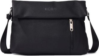 KCB Kleine Diebstahlschutz-Umh&auml;ngetasche Strong | 100% Vegan, Schwarz, 6 x 30 x 20 cm