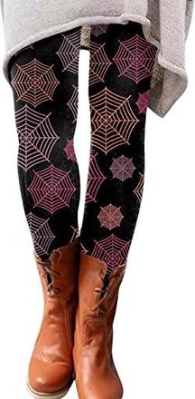 Generic Legging imprim&eacute; dHalloween pour femme, collant graphique effrayant taille haute, pantalon dentra&icirc;nement extensible, pantalon de yoga doux, v&ecirc;tement de