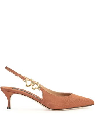 Sergio Rossi escarpins Sea Scale 50 mm - Marron