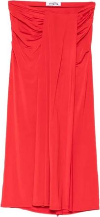 Vivetta Vivetta, Femme, Jupes, Rouge, Taille: 40 FR Gonna
