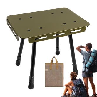 Generic Camp Hocker f&uuml;r Erwachsene, Camping Hocker | Multifunktionaler Campingstuhl,Multifunktionaler Rucksacksessel f&uuml;r BBQ Wandergarten, Outdoor Picknicktis