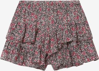 Isabel Marant Short Jocadia - Femme - Baie &Eacute;cras&eacute;e - Taille 34 - Marant &Eacute;toile