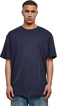 Urban Classics T-Shirt Oversize pour Homme, Tissu Epais, Coupe large, Manches Courtes, Heavy Oversized Tee, 90% Coton, 10% Viscose, Midnightnavy, Taille XL