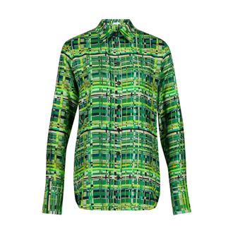 Ferragamo Kariertes Hemd- Lockerer Schnitt- Multicolor - - Blouses & Shirts - Damen - Mehrfarbig - 2XS