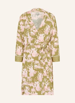 Triumph Damen-Morgenmantel Aura Spotlight Mit 3/4-Arm gruen