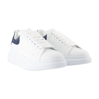 Alexander McQueen Mens Oversized Calfskin Sneaker White