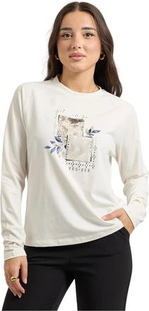 Yes-Zee YES Zee, Femme, Tops, Beige, Taille: 40 FR YES ZEE T-shirts et Polos Ivoire