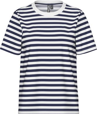 Pieces Pcria Ss Tee Stripes JRS Noos Bc