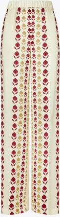 Tory Burch Damen Bedruckte Seidenhose