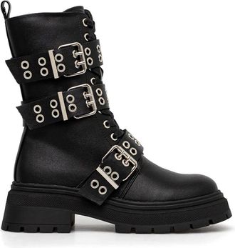 Twin-Set bottes en cuir - Noir