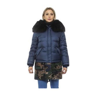 Mr & Mrs Italy Hybrid Daunenparka - - Coats - Damen - Blau - XS
