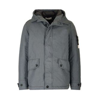 Stone Island Giubbotto Vera Piuma - - Jackets - Herren - Grau - 2XL