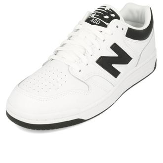 New Balance Herren 480 Sneaker, Weiss-SCHWARZ, 46.5 EU