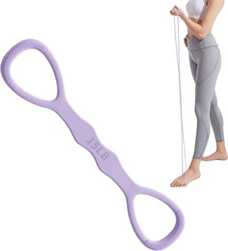 Generico Widerstandsband - Elastisches Seil, 47 x 9,8 x 1,3 cm, Fitness-Stretch-Ausr&uuml;stung, vielseitiges Full-Body Workout, Back & Arm, elastisches &Uuml;bungsband 