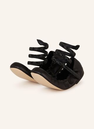 Rene Caovilla Rene Caovilla Ballerinas Cleo Mit Schmucksteinen schwarz