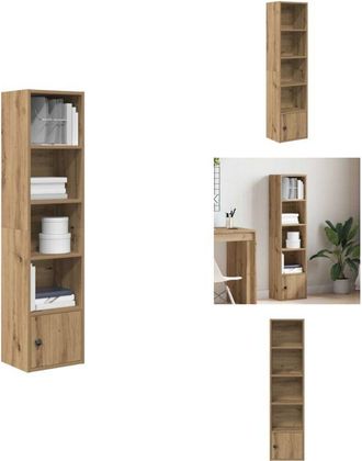 vidaXL Vidaxl - B&uuml;cherregal Artisan-Eiche 31x24x127 cm Holzwerkstoff - B&uuml;cherregal - B&uuml;cherregale - B&uuml;cherschrank - Lagerschrank