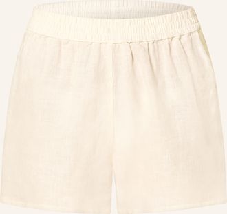 Greek Archaic Kori Leinenshorts Feather gold