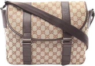 Gucci unisex, Pre-owned, Beige, Taille: ONE Size Sac bandouli&egrave;re vintage Pre-owned