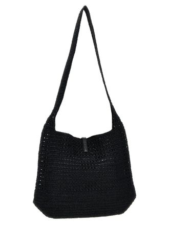 Saint Laurent Le 5 &agrave; 7 Midi Shoulder Bag - Black