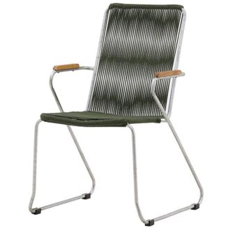 ebuy24 Bois Gartenstuhl stapelbar gr&uuml;n