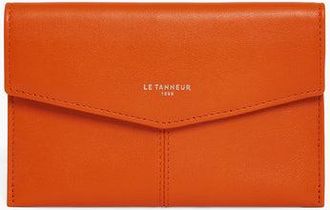 Le Tanneur Mittlere Umschlagtasche Charlotte aus glattem Leder