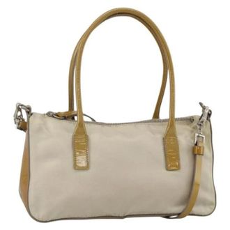 Prada Sac &agrave; main vintage pr&eacute;-poss&eacute;d&eacute; - Femme - Pre-owned - Beige - Taille: ONE Size