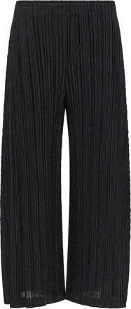 Pleats Please Issey Miyake Pantalon Couturier - Noir