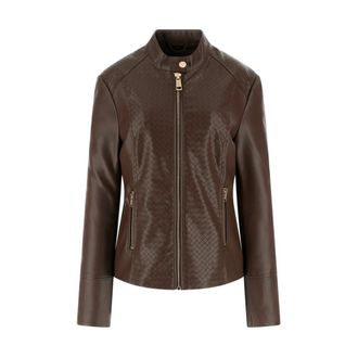 Guess Femme, Vestes, Brun, Taille: 42 FR Claudine Biker