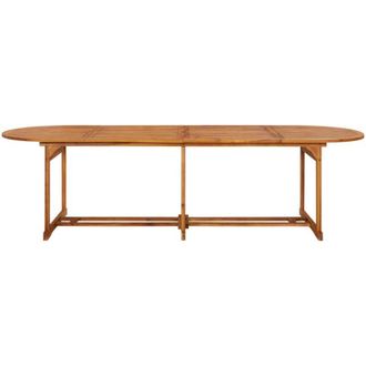 vidaXL Garten-Esstisch 280x90x75 cm Massivholz Akazie - Vidaxl