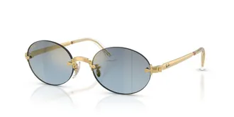Ray-Ban 0RB3929 Metal Round-Frame Sunglasses - Gold