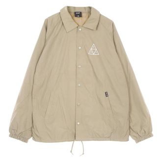 HUF Essentials Coach Jacket Stone - - Jackets - Herren - Braun - XL
