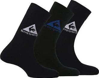 Kindy Pack de 3 paires de chaussettes de sport coton - couleur - Noir/Noir - Pointure - 43-46