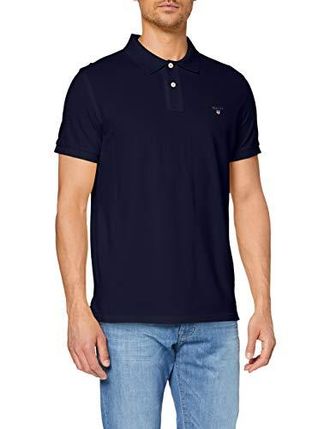 GANT Polo - Col polo - Manches courtes Homme Bleu - Blau (EVENING BLUE) - XL