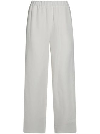 Fabiana Filippi pantalon à coupe droite - Blanc