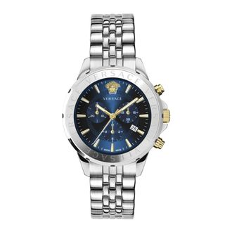Versace Signature Chronograph 44mm - - Accessories - Herren - Grau - ONE SIZE
