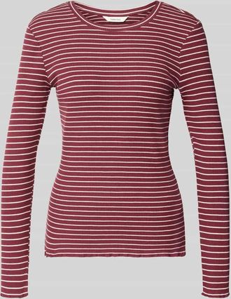 Selected Slim Fit Langarmshirt aus Baumwoll-Mix Modell ANNA