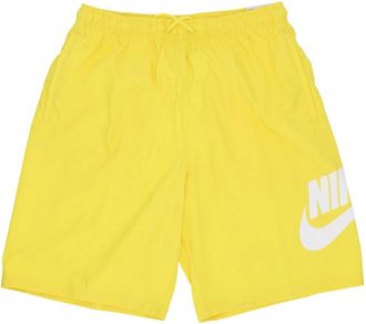 Nike Club Gewebte Shorts Lightning/Wei&szlig; - - Sport - Herren - Gelb - M