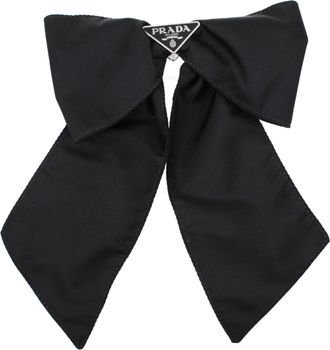 Prada Femmes Accessoires Cheveux Nylon Recycl&eacute; Noir