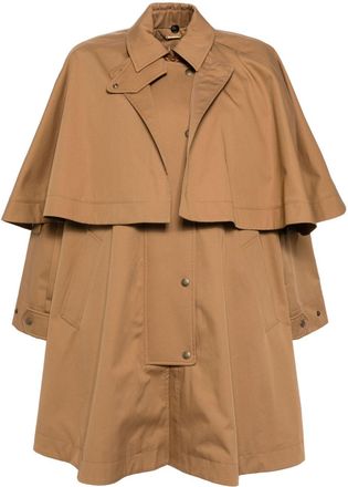 Chloé parka en gabardine - Marron