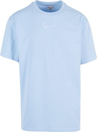 Karl Kani Herren KM213-038-2 Small Signature Tee Light Blue, XXL