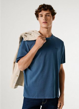 Pepe Jeans London T-Shirt JACKO mit kleinem Ton-in-Ton Logoschriftzug