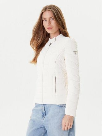 Guess &Uuml;bergangsjacke W5YL13 WHDQ0 &Eacute;cru Regular Fit