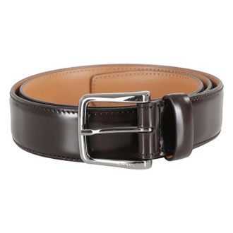Tod's Homme, Accessoires, Brun, Taille: 105 CM Ceinture Basic Noire