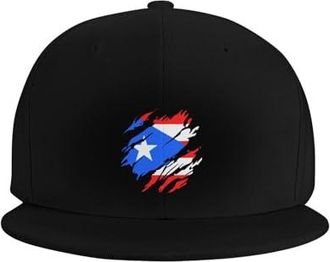 Generic Drapeau De Porto Rico Homme Femme Casquette De Baseball S&eacute;chage Rapide Casquette Hip Hop Mode Strapback Cap pour Hip Pop Trucker Adulte