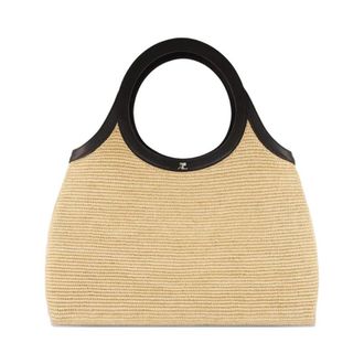Courr&egrave;ges Raphia Tote - - Bags - Damen - Beige - ONE SIZE