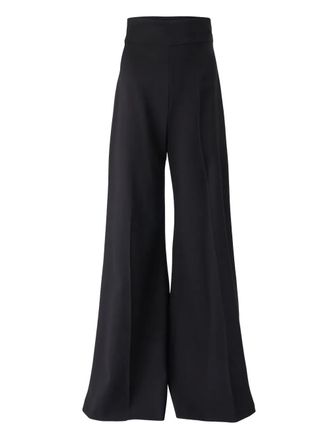 Carolina Herrera Palazzohose mit hohem Bund - Schwarz