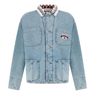 Diesel Jeansjacke mit markanten Details - - Jackets - Herren - Blau - M